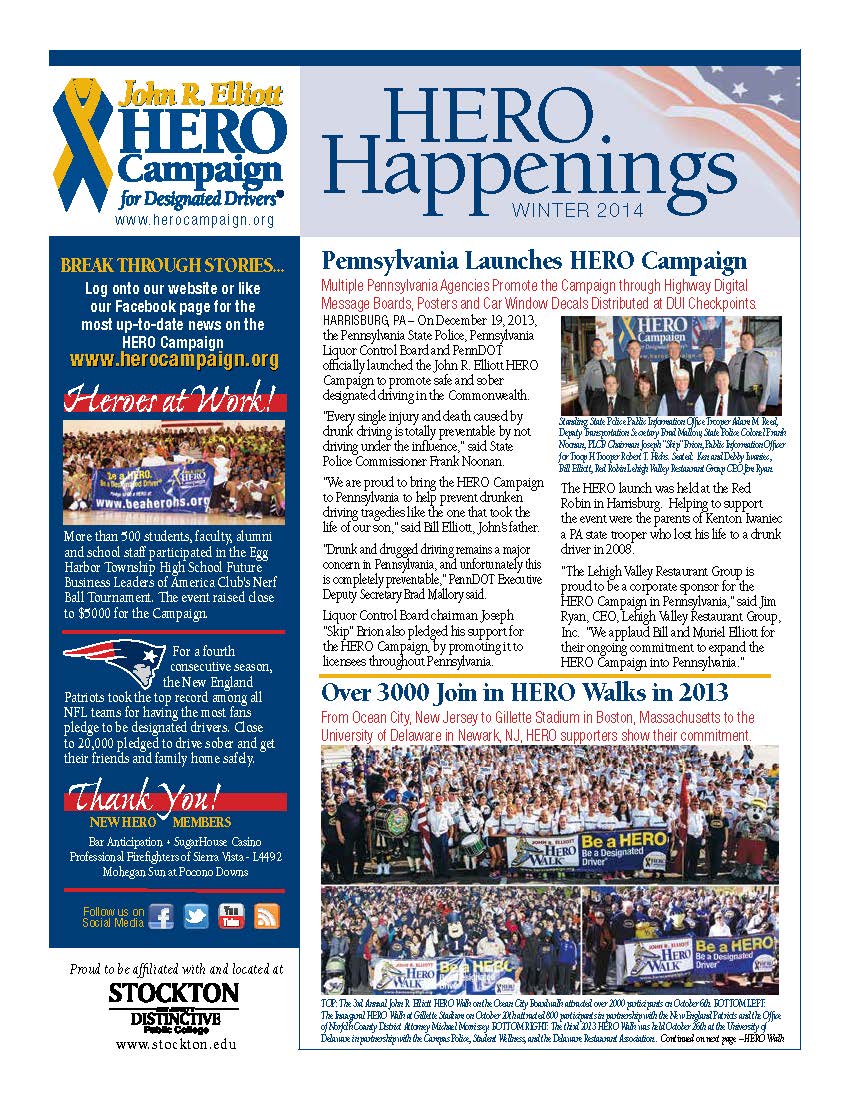 HERO Happenings Winter Newsletter - HERO Campaign