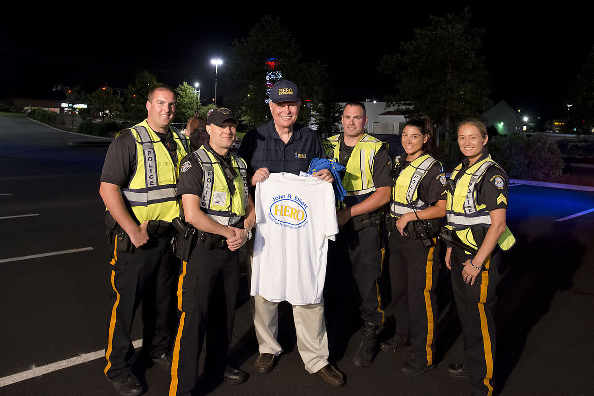 Egg Harbor Township police partner with HERO Campaign to educate motorists - HERO Campaign